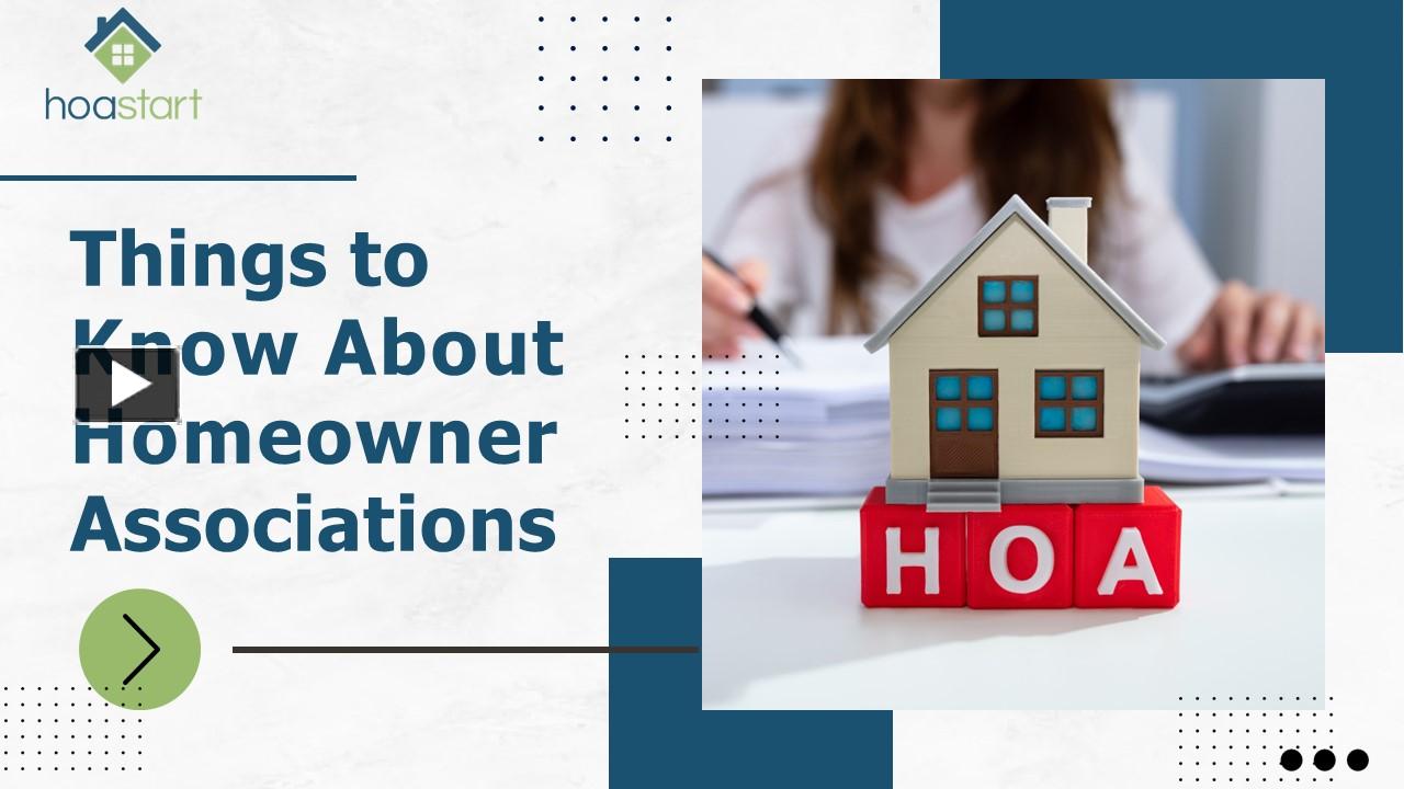 PPT – Things to Know About Homeowner Associations PowerPoint ...