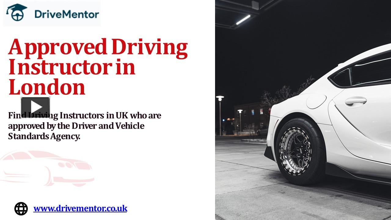 Approved Driving Instructor London | UK presentation | free to download