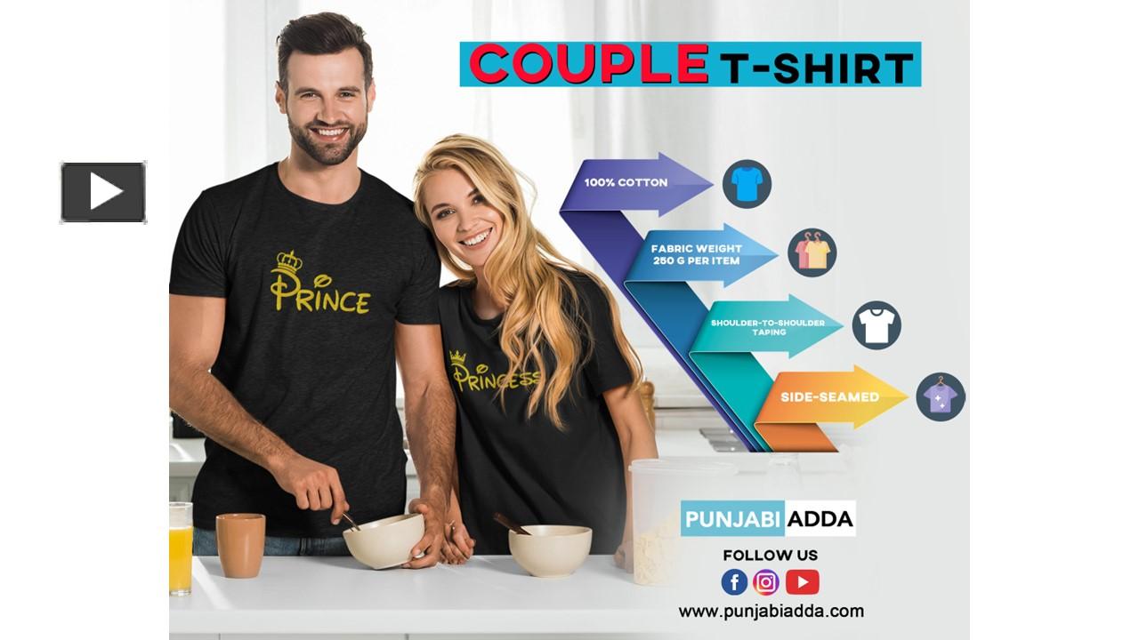 PPT – Prince Princess Couple T Shirts Online – Punjabi Adda PowerPoint ...