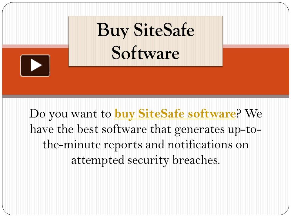PPT – Buy SiteSafe Software PowerPoint presentation | free to download ...