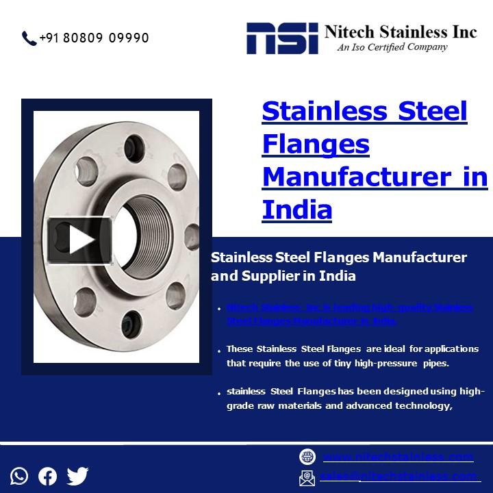 PPT – Flanges | Slip On Flange | Weld Neck Flange| Blind Flange ...