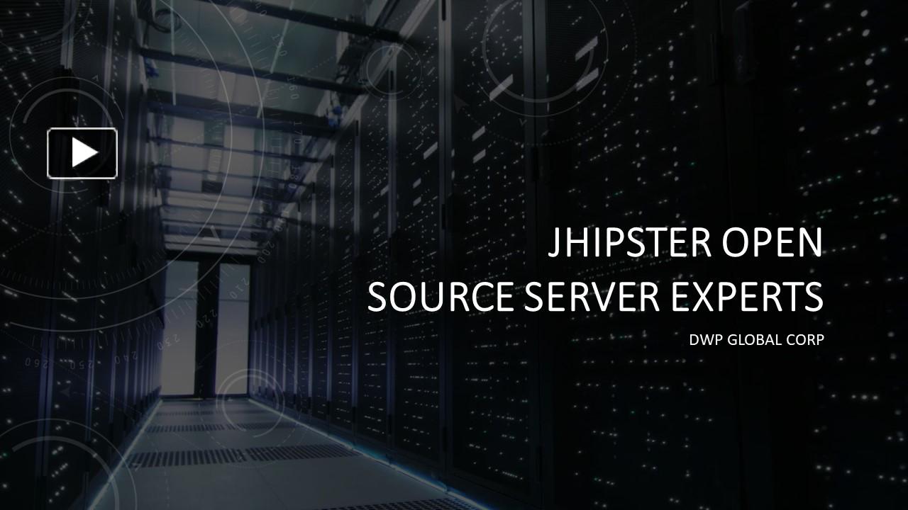 PPT – The Jhipster Open Source Server Experts In USA | RPA Engineers ...
