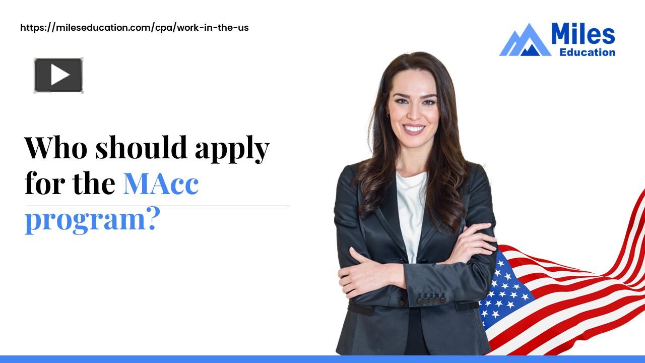 A Gateway to America: The MAcc Programme presentation | free to download