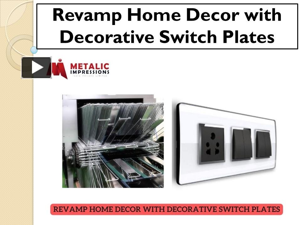Revamp Home Decor with Decorative Switch Plates presentation | free to ...