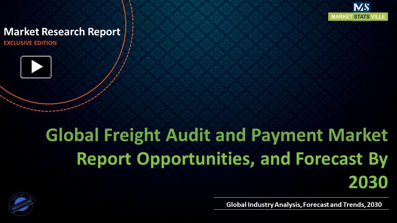 Freight Audit and Payment Market to be worth US$ 37,375.6 million by ...