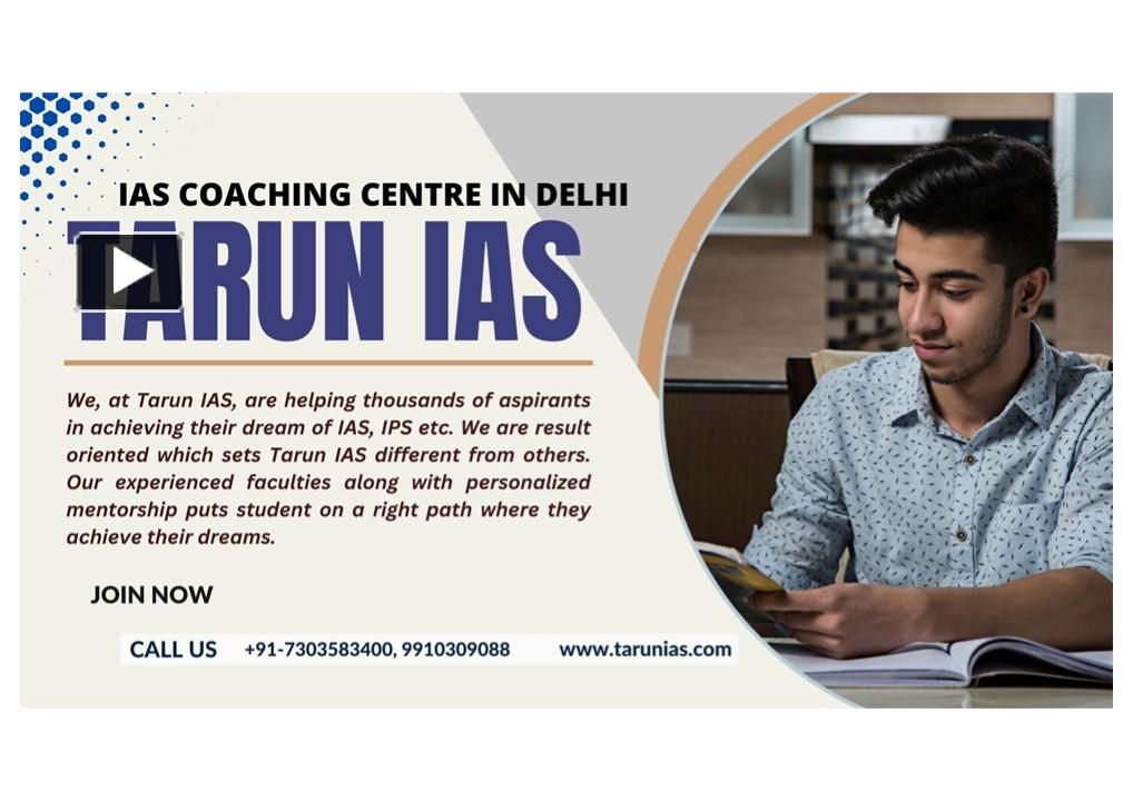 PPT – IAS Coaching Centre In Delhi PowerPoint presentation | free to ...
