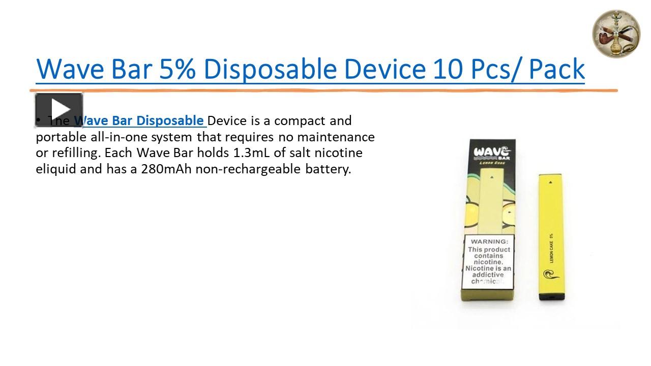 PPT – Wave Bar 5% Disposable Device 10 Pcs/ Pack PowerPoint ...
