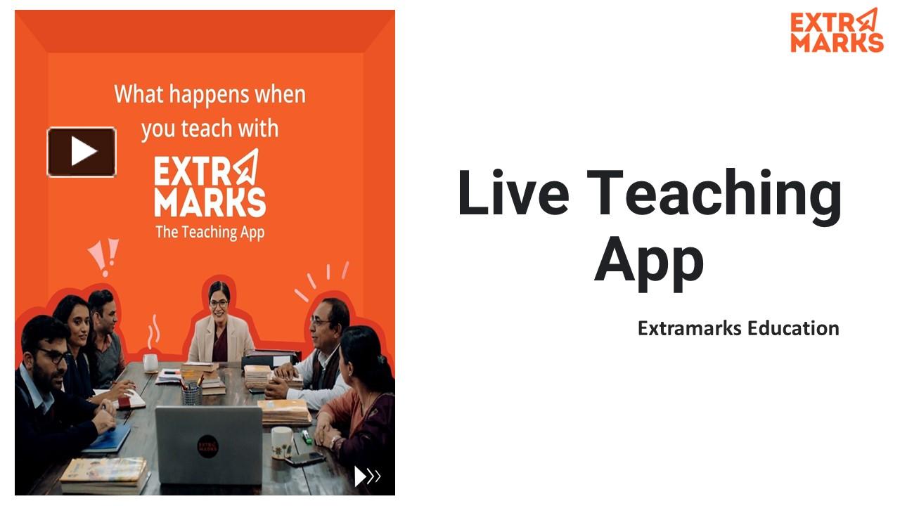 Live Teaching App presentation | free to download