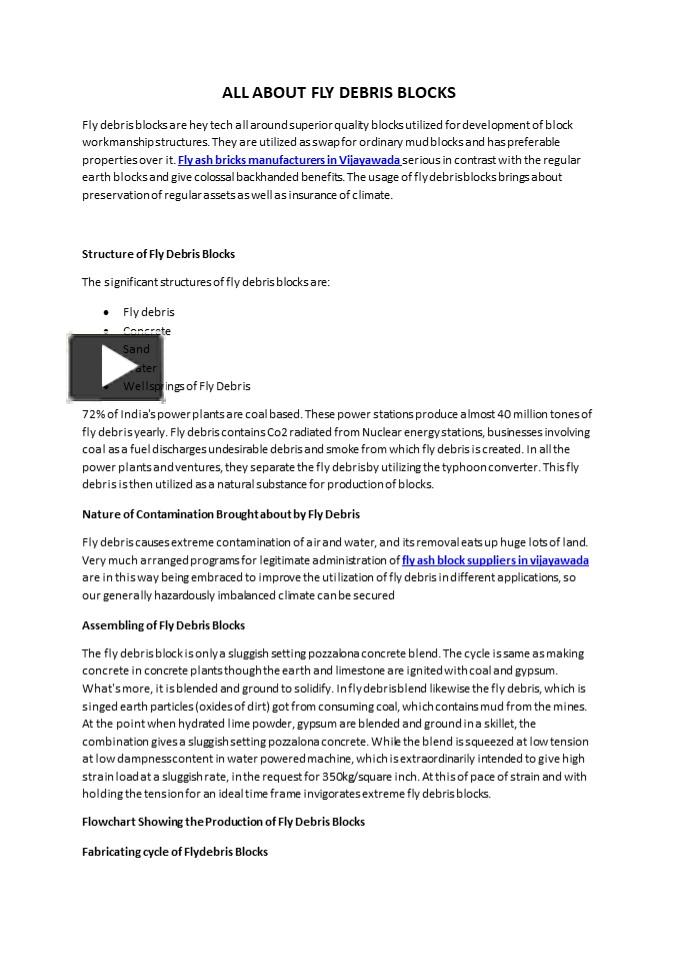 PPT – ALL ABOUT FLY DEBRIS BLOCKS PowerPoint presentation | free to ...