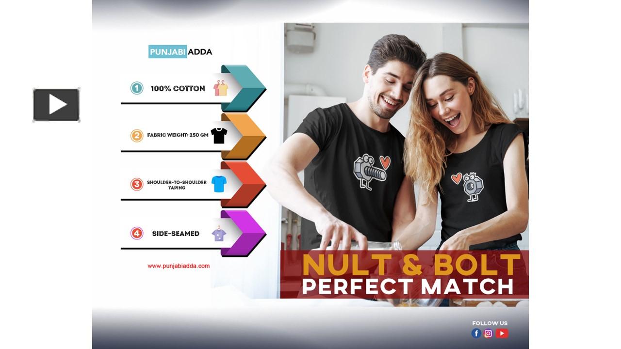 PPT – Nut Bolt Couple T Shirts Online – Punjabi Adda PowerPoint ...