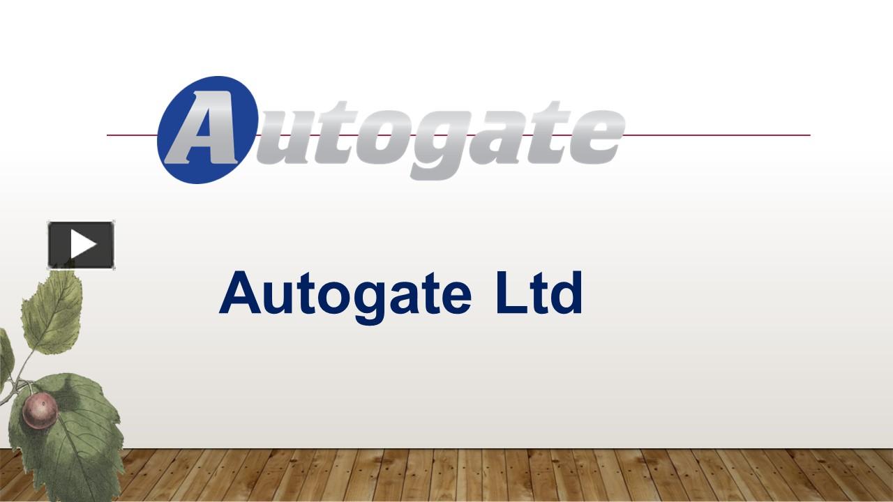 PPT – Commercial Automatic Gate Installation Surrey PowerPoint ...