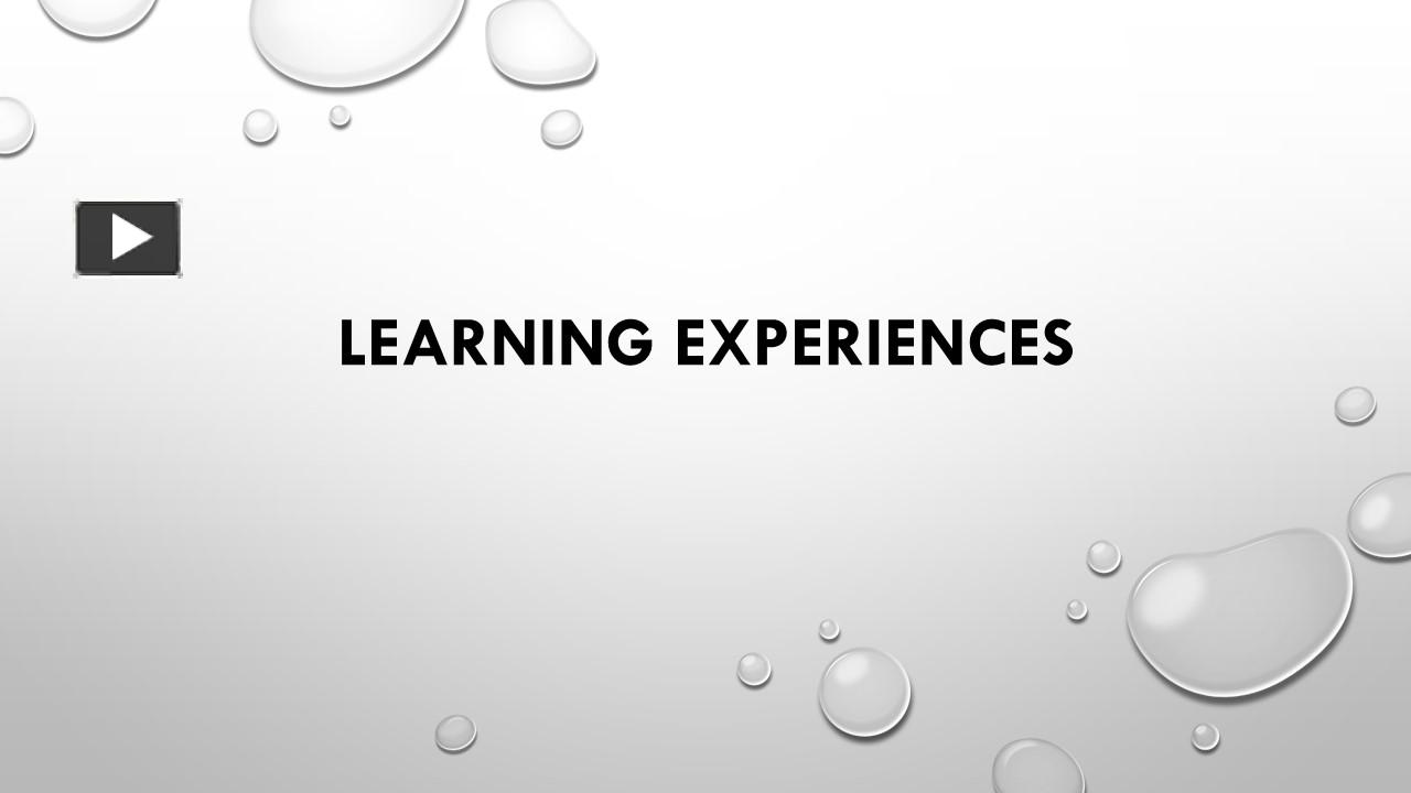 PPT – learning experience PowerPoint presentation | free to download ...