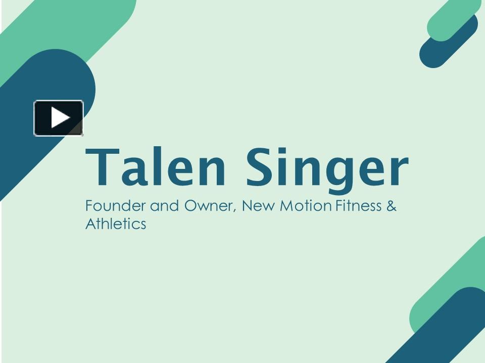 PPT – Talen Singer - A Goal-focused Professional PowerPoint ...