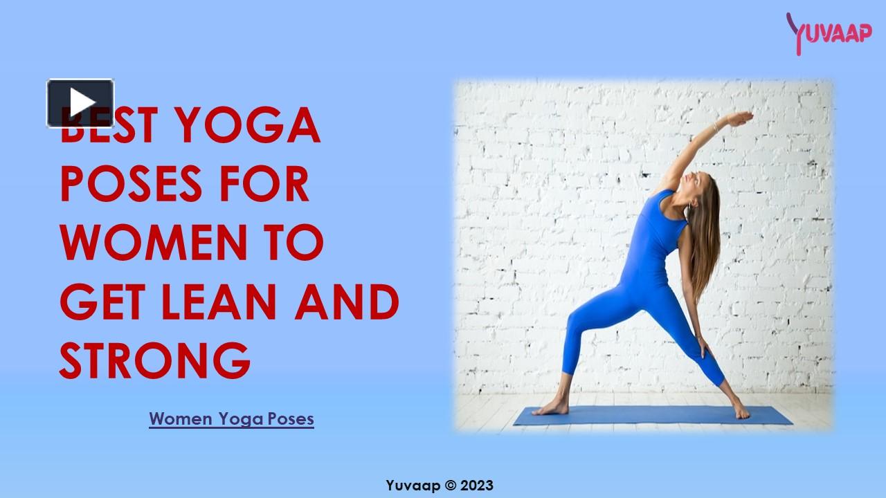 Yoga Poses for Women presentation | free to download