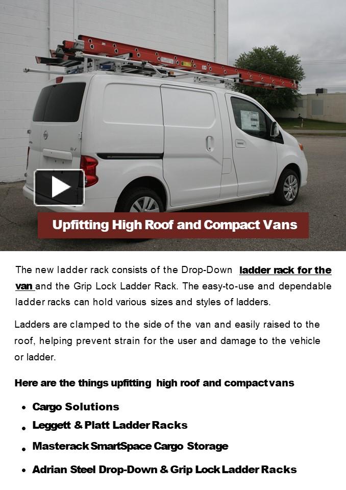 PPT – Upfitting High Roof and Compact Vans PowerPoint presentation ...