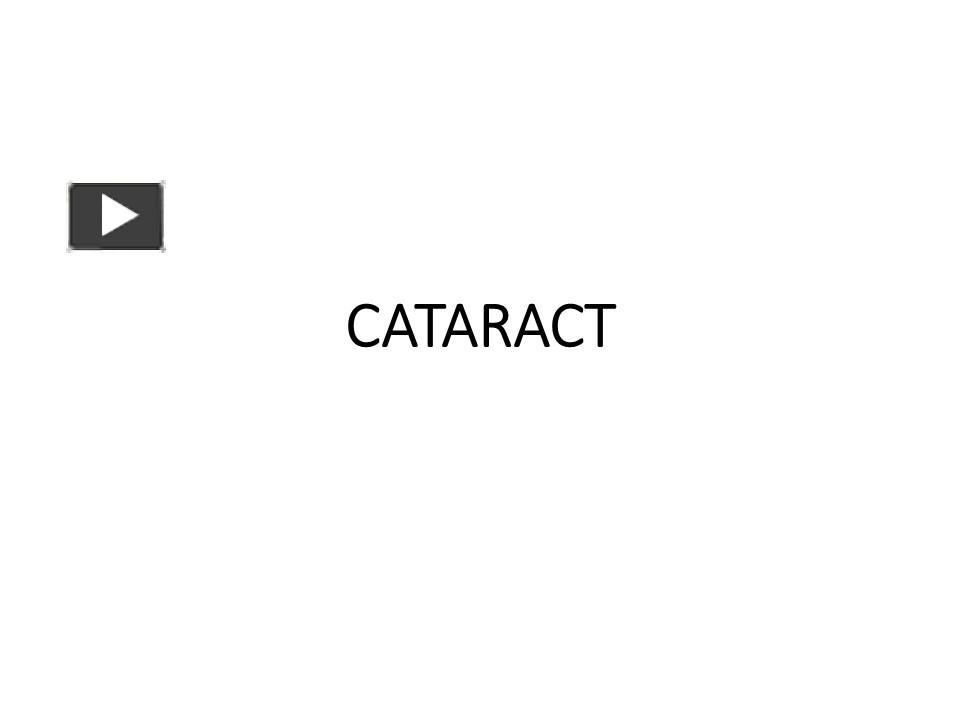 CATARACT presentation | free to download