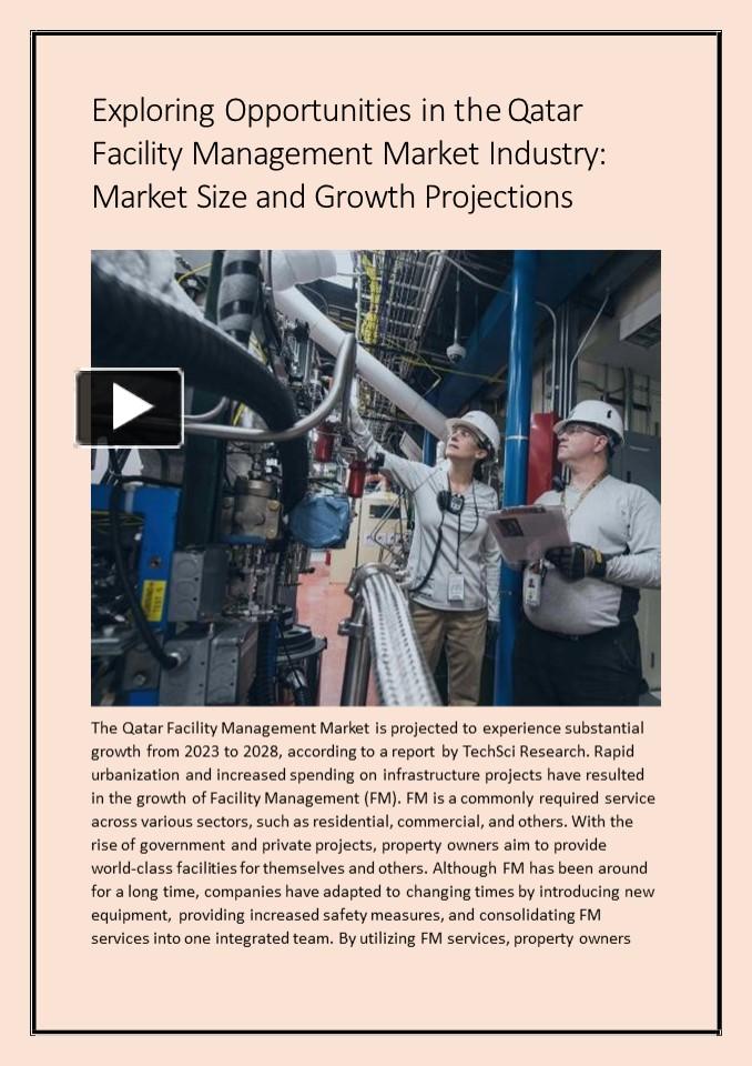 PPT – Qatar Facility Management Market: Future Growth and Opportunities ...