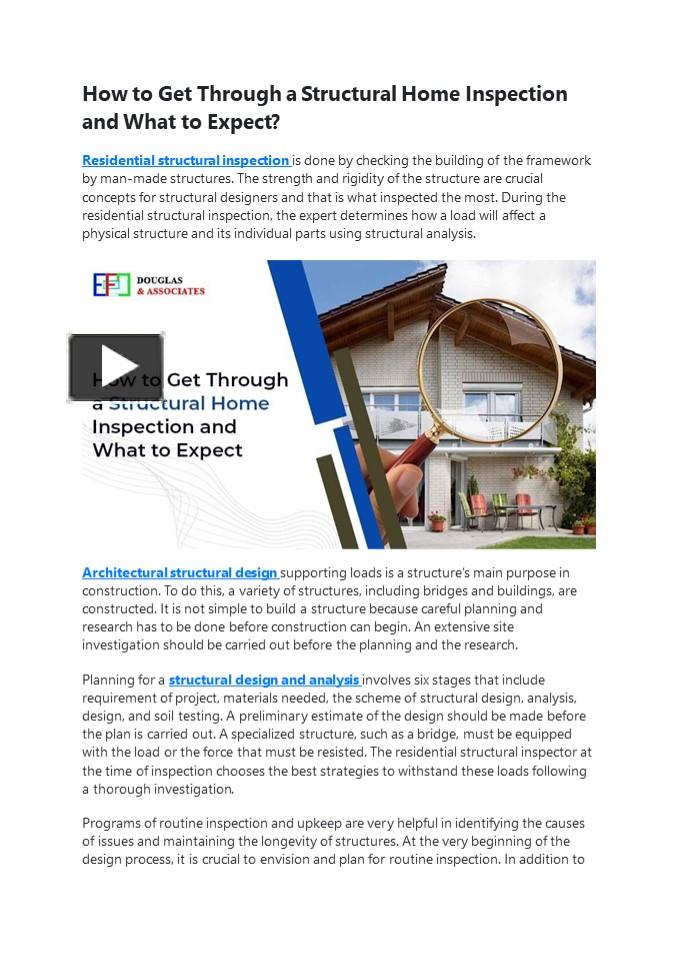 How to Get Through a Structural Home Inspection and What to Expect ...