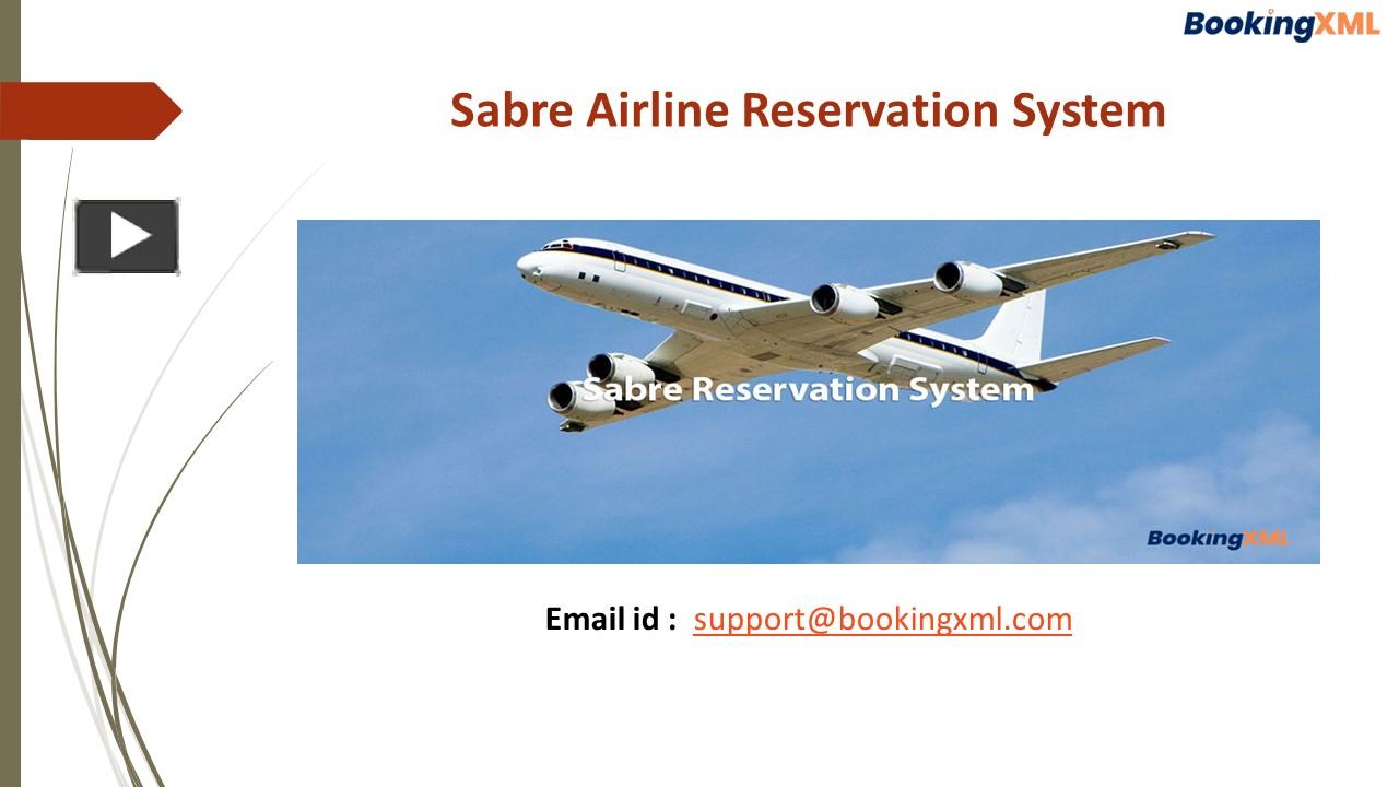 Sabre Airline Reservation System presentation | free to download
