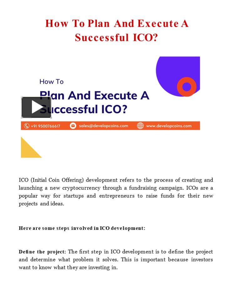 5 Key Steps Involved In ICO Development presentation | free to download