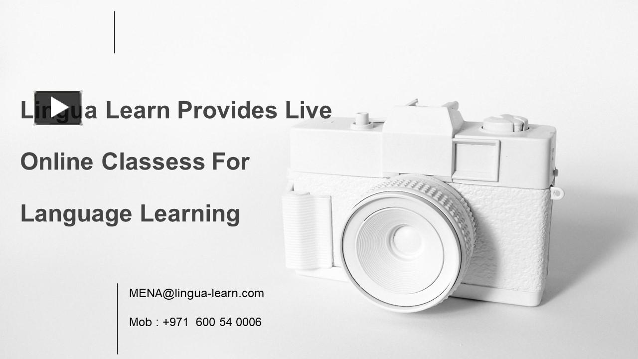 Lingua Learn Provides Live Online Classess For Language Learning ...
