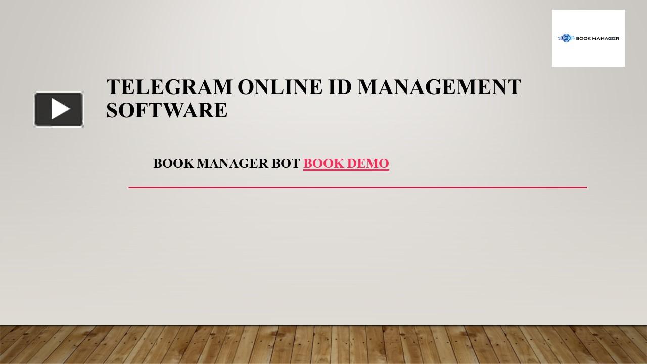 PPT – Telegram Online Id Management Software PowerPoint presentation ...
