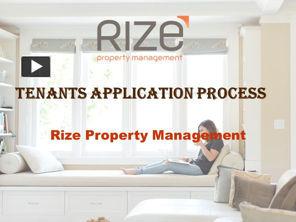 Tenants Application Process presentation | free to download