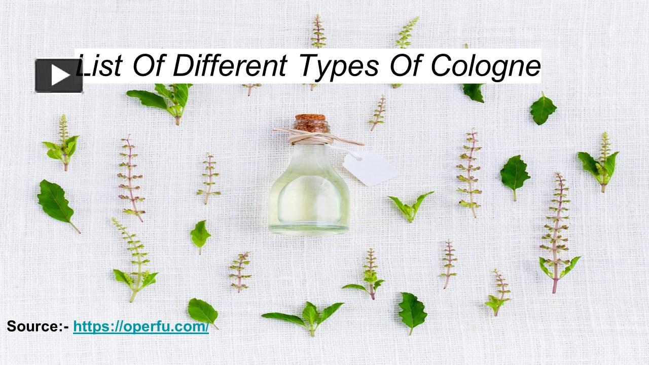 LIST OF COLONGE presentation | free to download