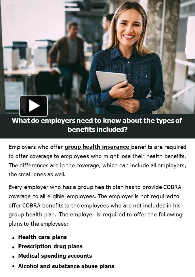 What do employers need to know about the types of benefits included ...