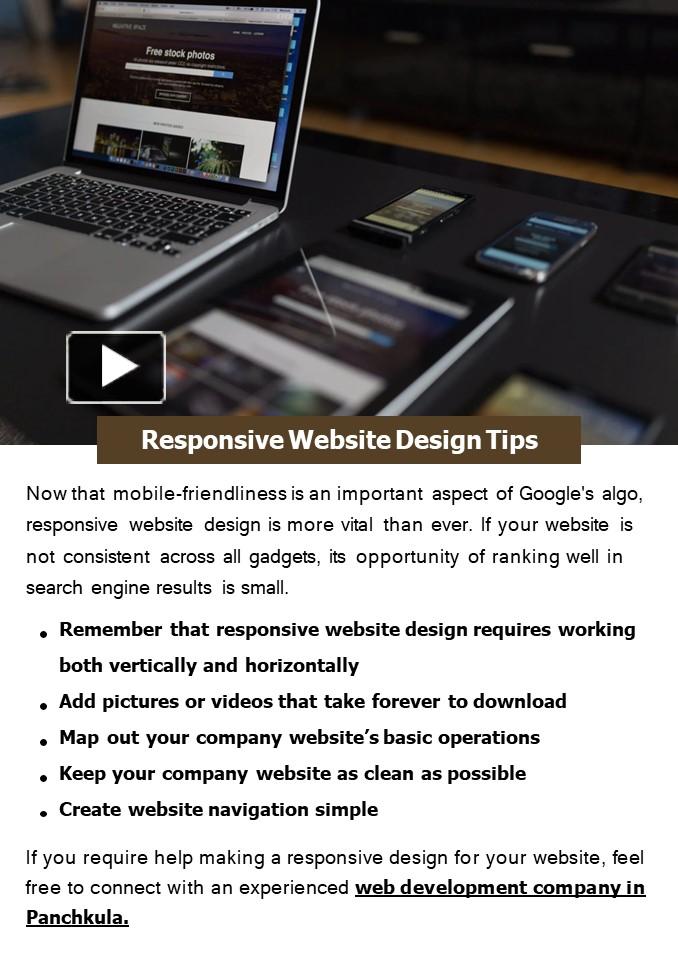 Responsive Website Design Tips presentation | free to download