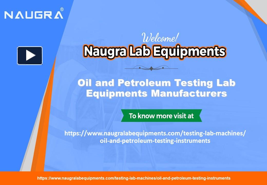 PPT – Oil and Petroleum Testing Lab Equipments Manufacturers PowerPoint ...