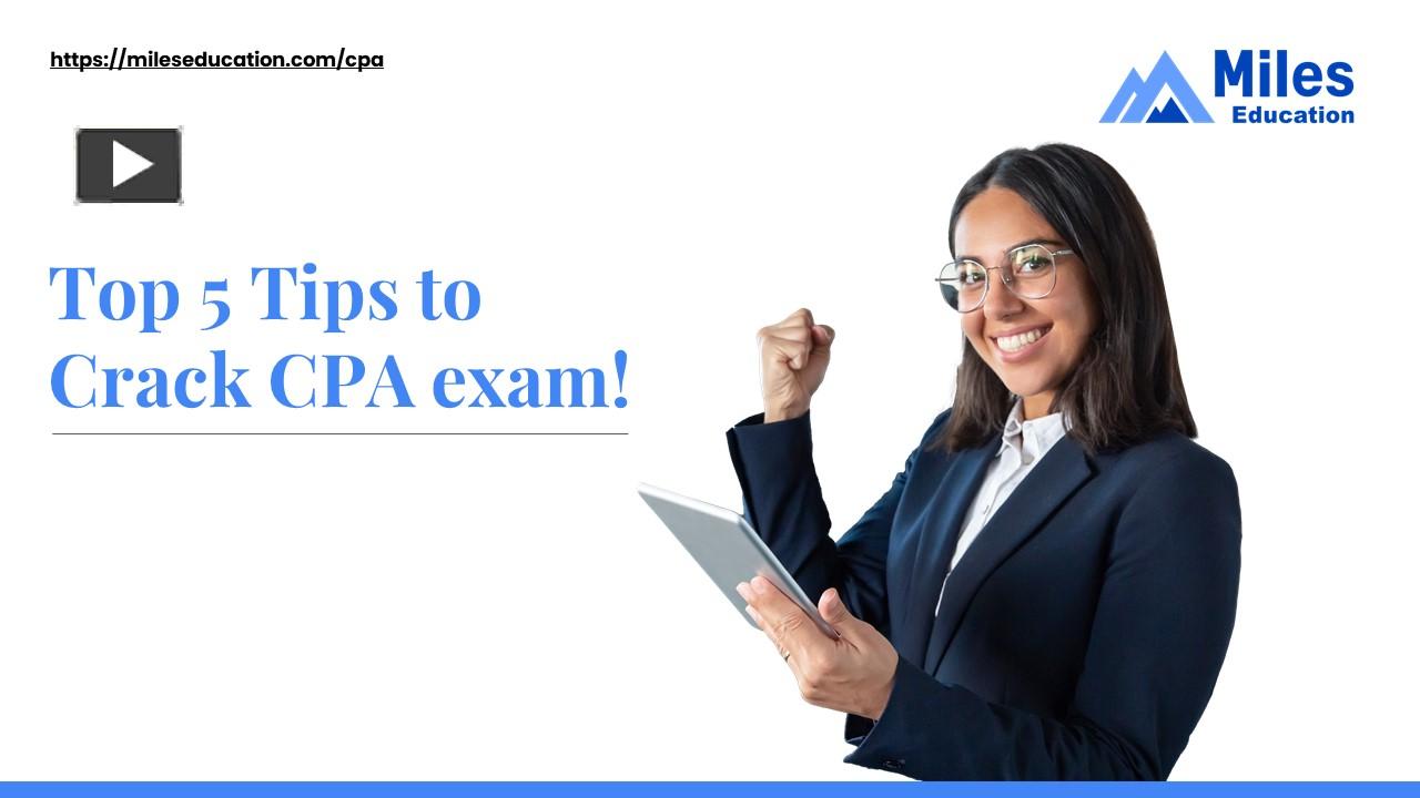5 Simple Ways to Pass the CPA Exam presentation | free to download