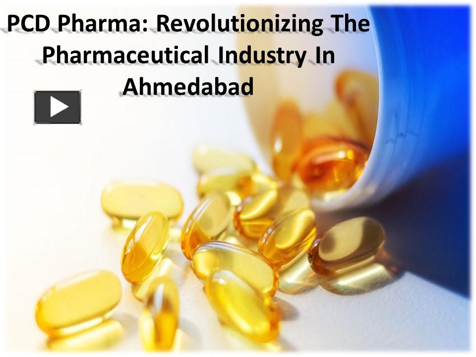 Importance of PCD pharma good for health presentation | free to download