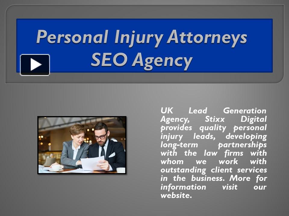 PPT – Personal Injury Attorneys SEO Agency PowerPoint presentation ...
