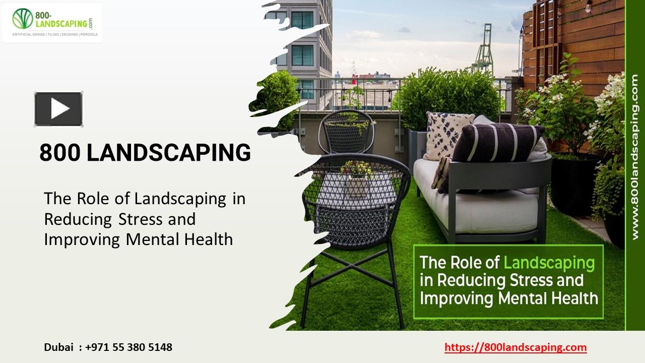 The Role of Landscaping in Reducing Stress and Improving Mental Health ...