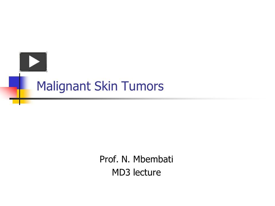 SKIN CANCER presentation | free to download