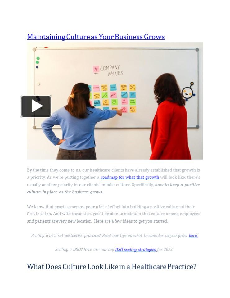 PPT – Maintaining Culture as Your Business Grows PowerPoint ...