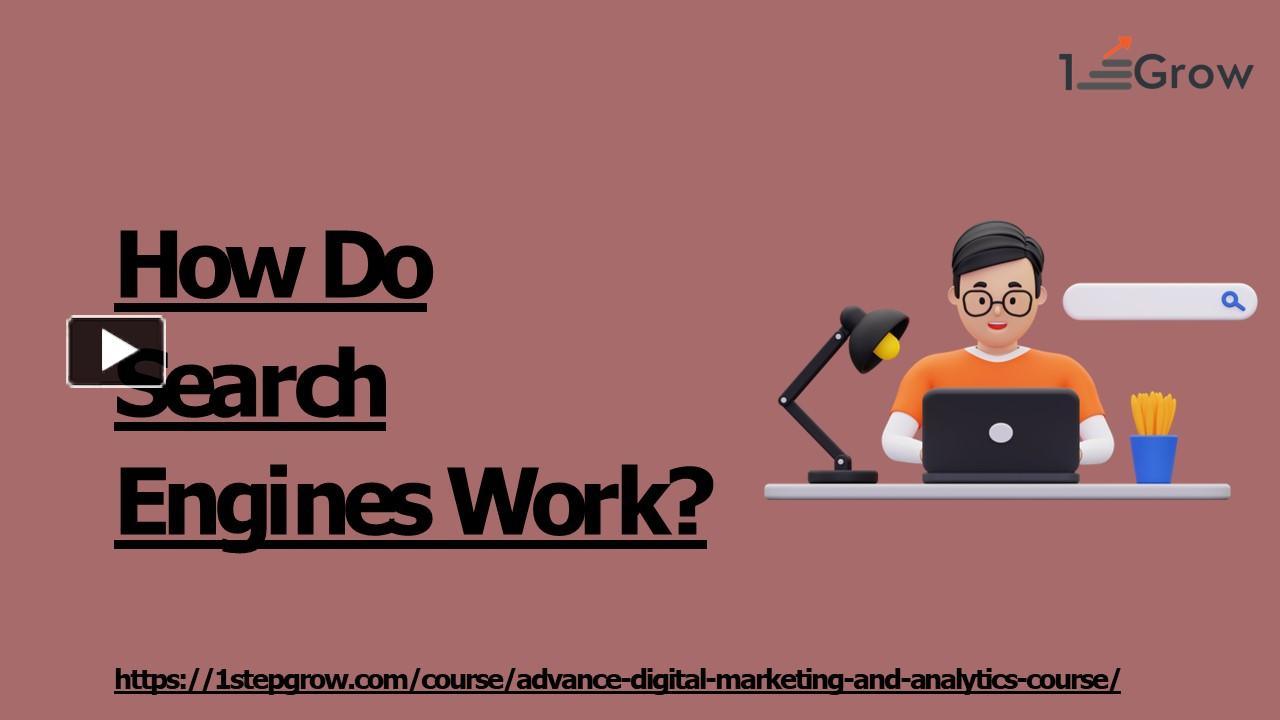 PPT – How Do Search Engines Work PowerPoint presentation | free to ...
