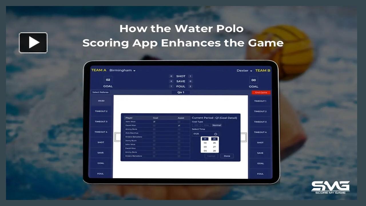 PPT – How the Water Polo Scoring App Enhances the Game PowerPoint ...
