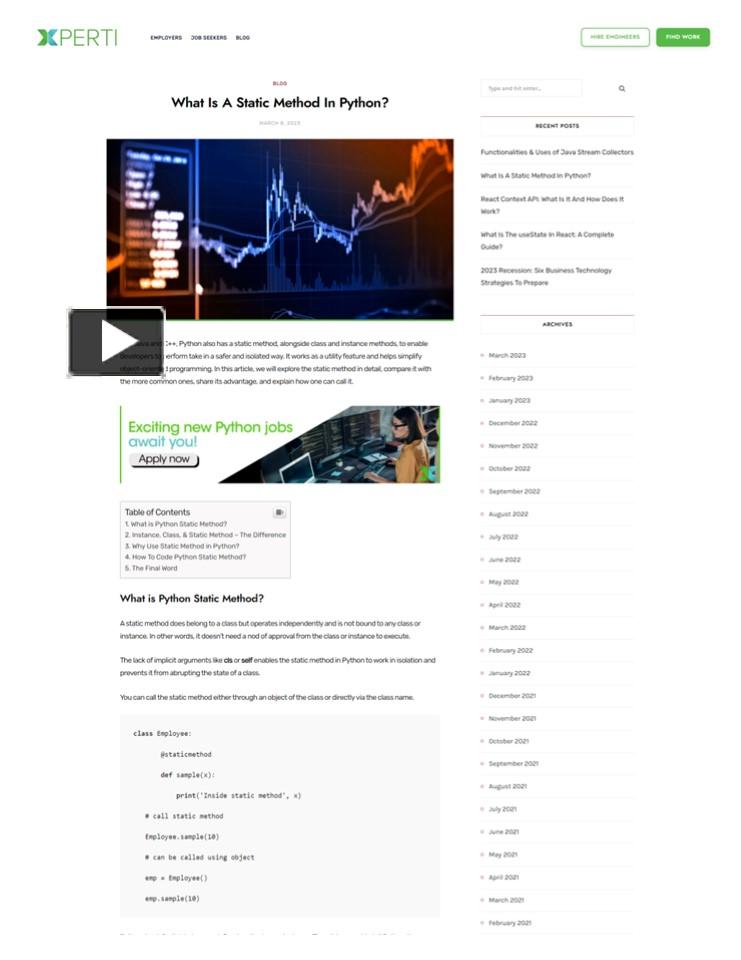 PPT – What Is A Static Method In Python? PowerPoint presentation | free ...