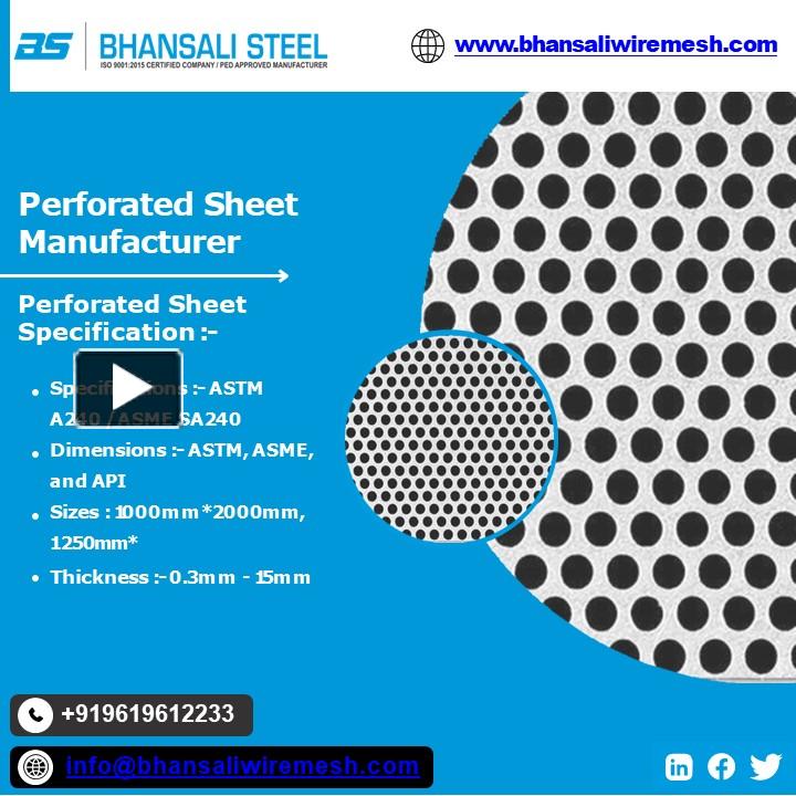PPT – Wire Mesh | Perforated Sheet | Perforated Pipe | Decorative ...