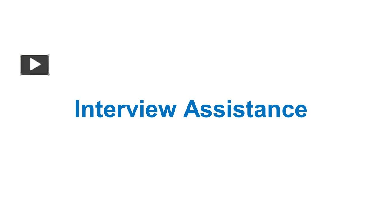 PPT – Interview Assistance PowerPoint presentation | free to download ...