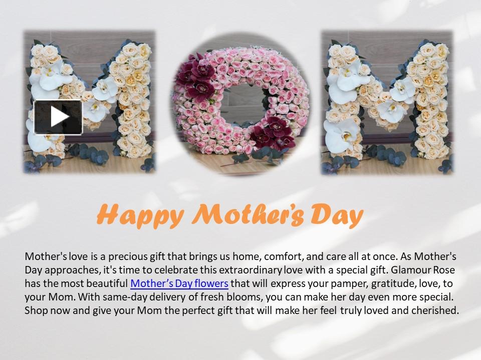 PPT – Best Mother's Day Flowers to Make Your Mom Feel Special ...