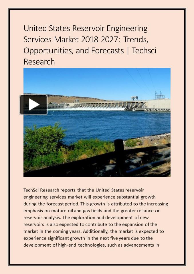 United States Reservoir Engineering Services Market 2027: Future Growth ...