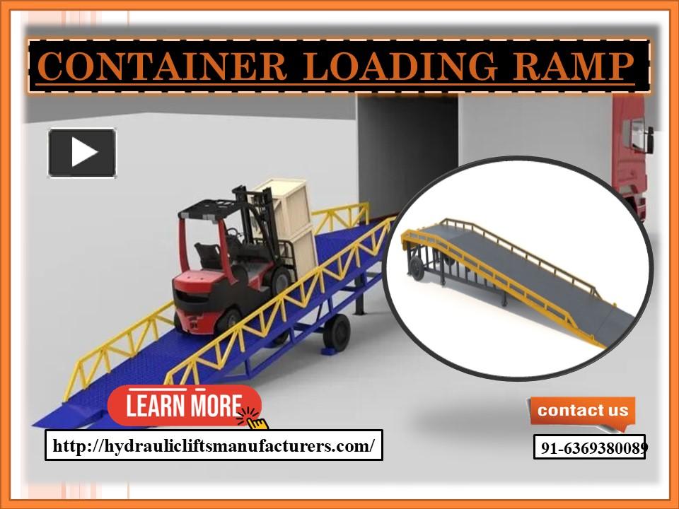 PPT – Container Loading Ramp Chennai, Tamil Nadu, India, Coimbatore ...