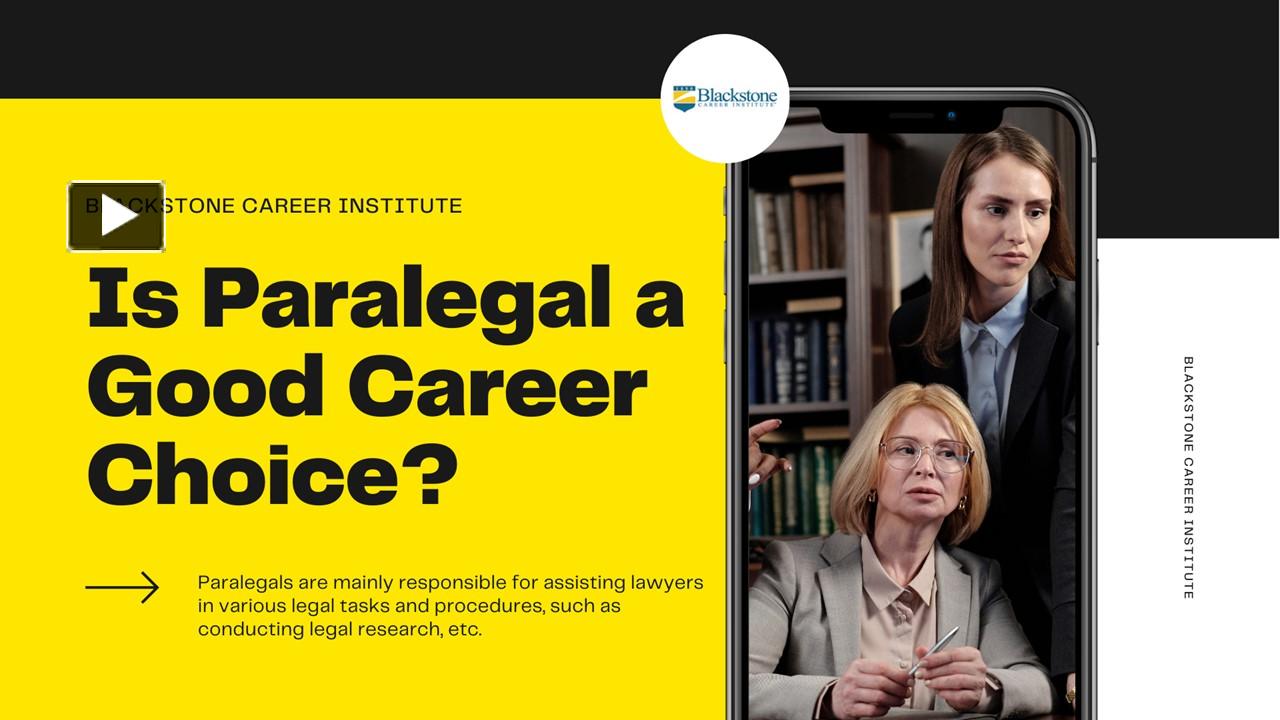 PPT – Is Paralegal a Good Career Choice PowerPoint presentation | free ...