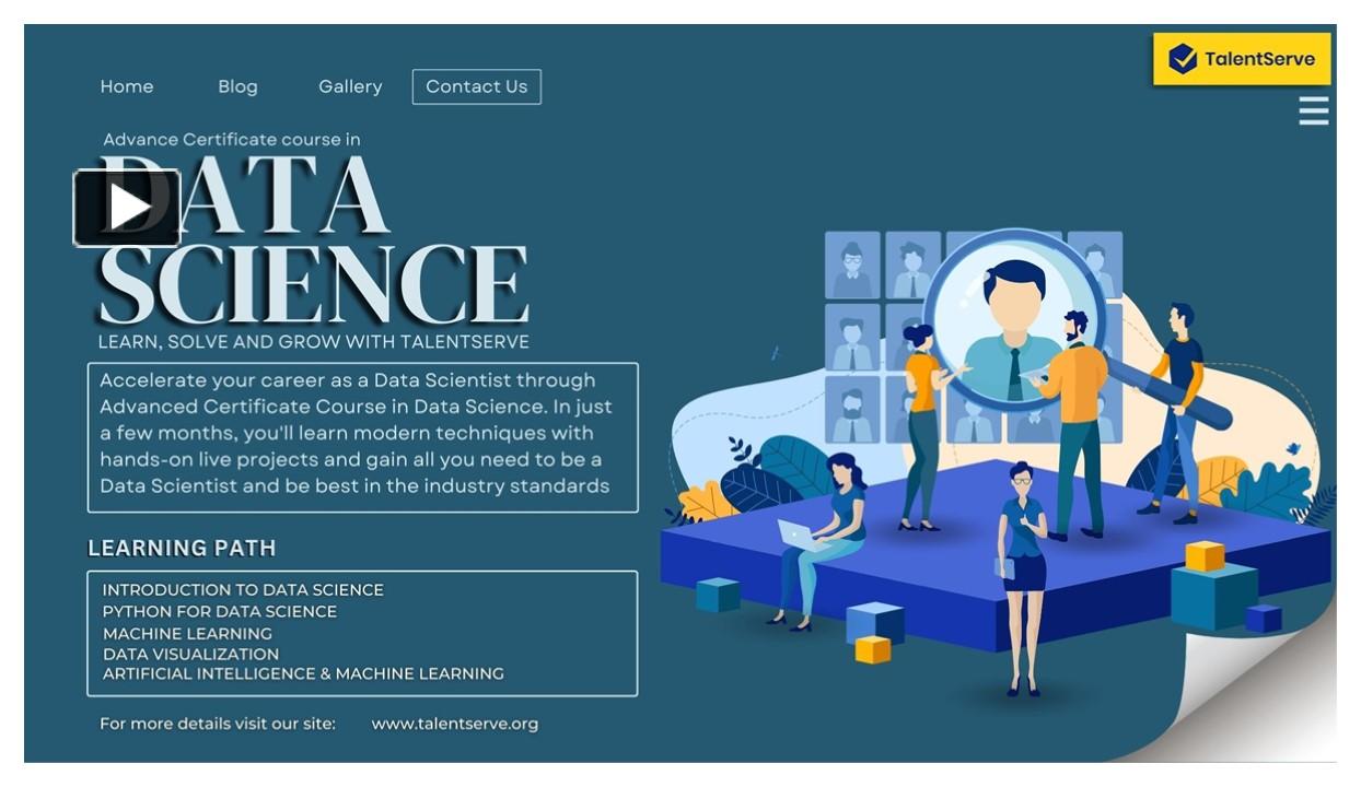 PPT – Advanced Course In Data Science In Mumbai | Learn, Solve, And ...