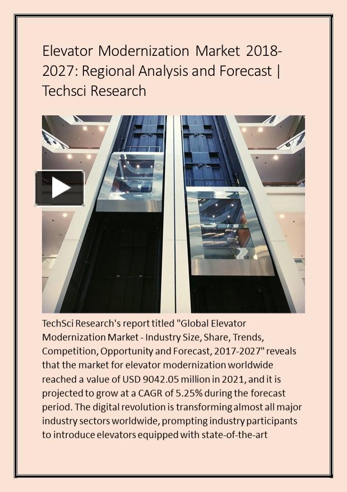 PPT – Elevator Modernization Market 2027: Future Growth and ...