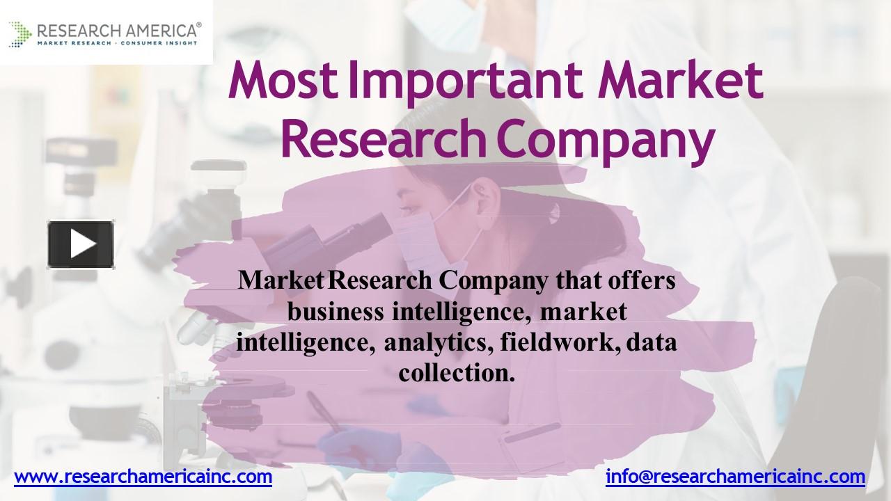 Most Important Market Research Company presentation | free to download
