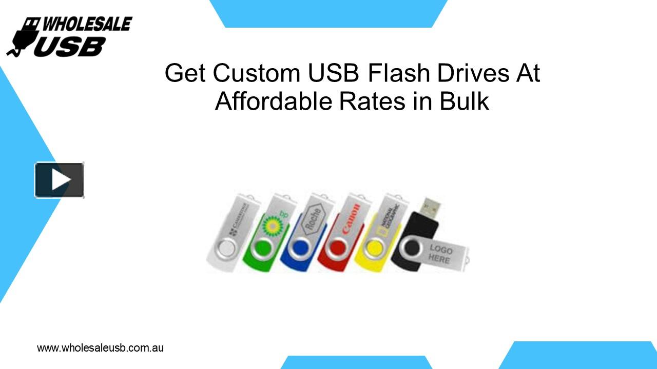 PPT – Get Custom USB Flash Drives At Affordable Rates in Bulk ...